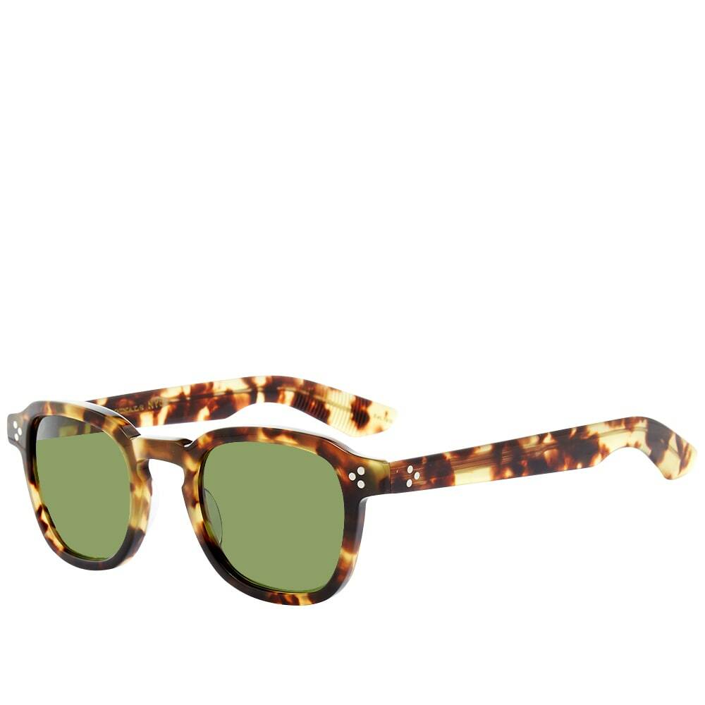 Moscot Momza Sunglasses in Green/Tortoise Moscot