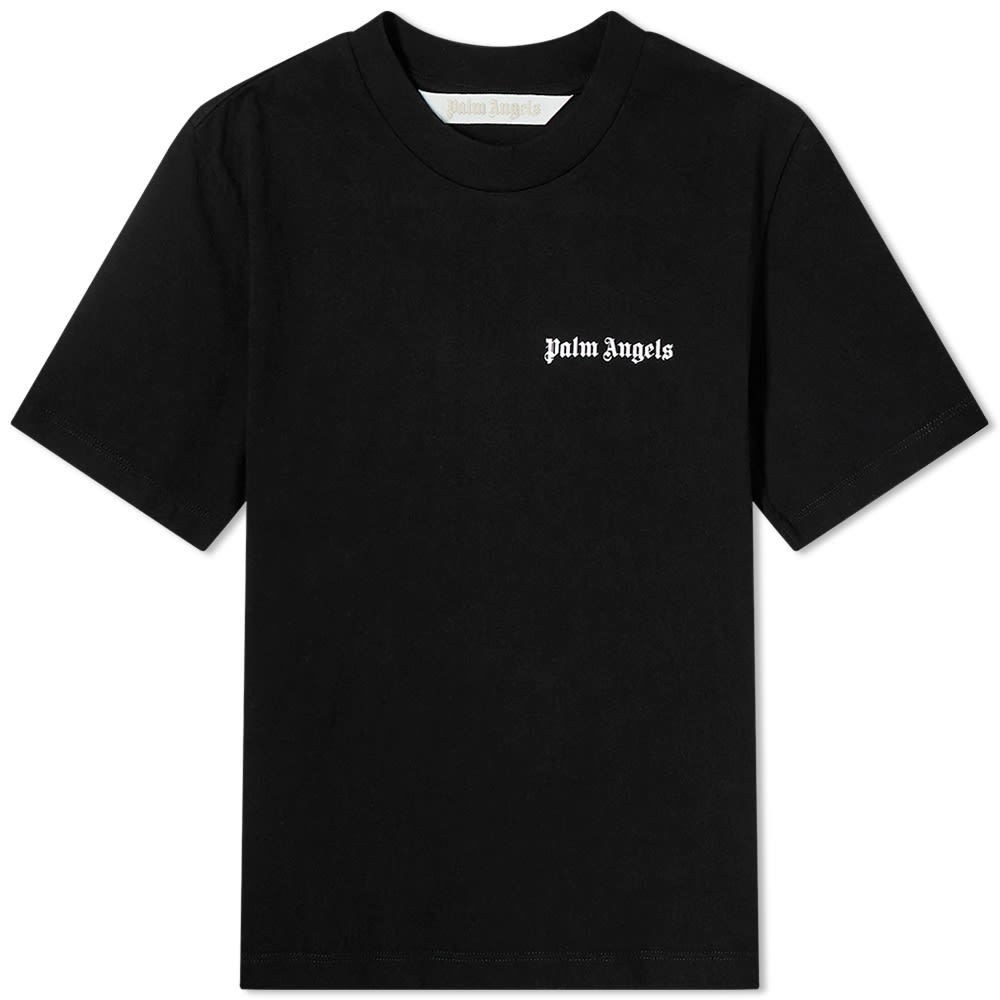 Palm Angels Classic Logo Fitted Tee Palm Angels
