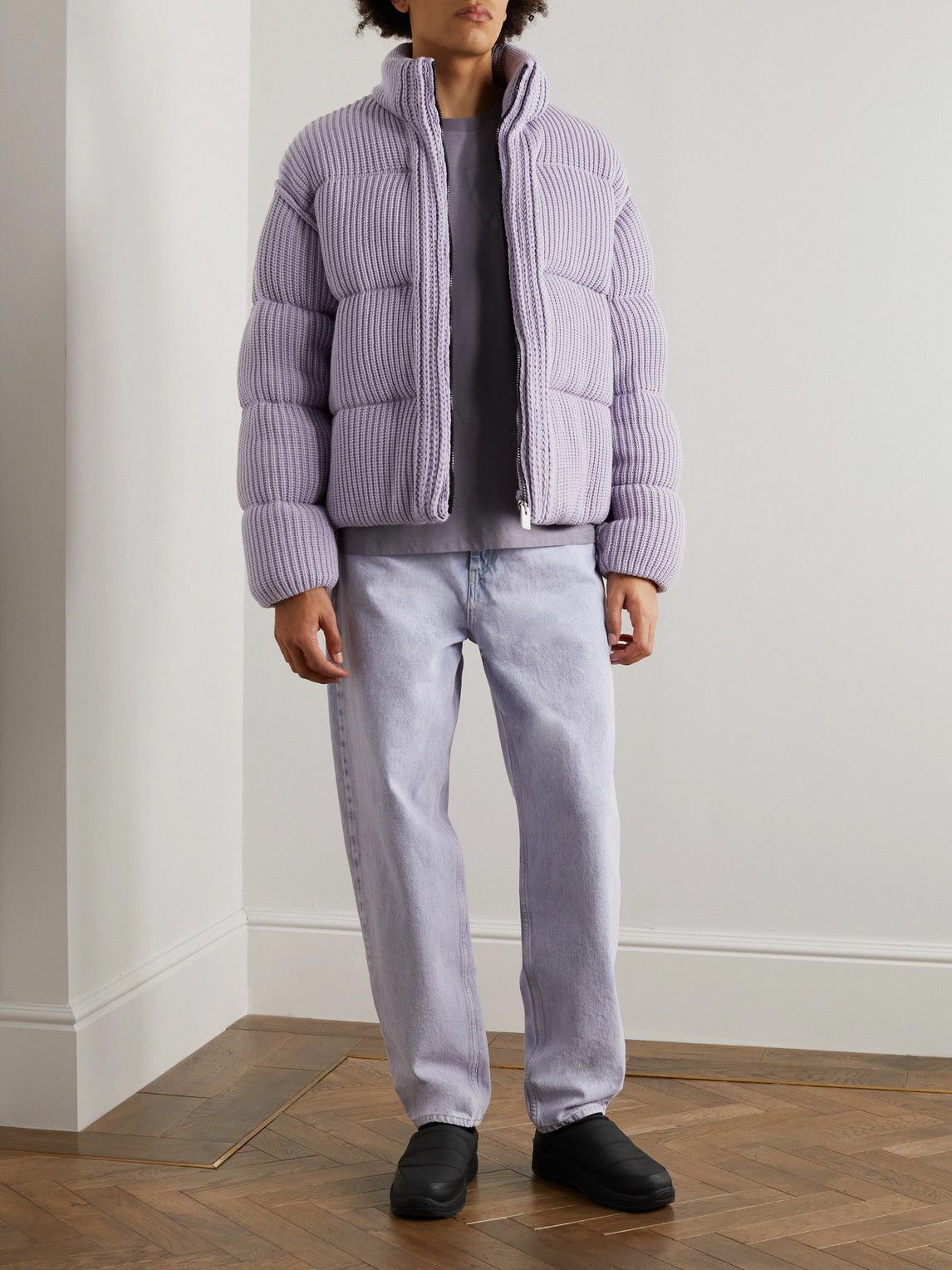 Moncler Genius - 6 Moncler 1017 ALYX 9SM Quilted Ribbed-Knit Down ...