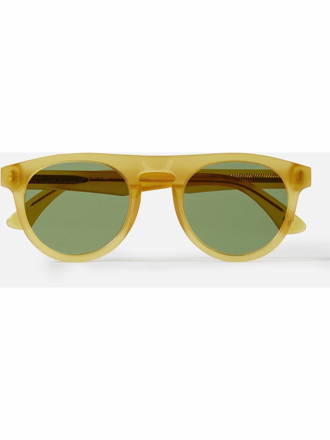 Retrosuperfuture Racer Round Frame Acetate Sunglasses Retrosuperfuture