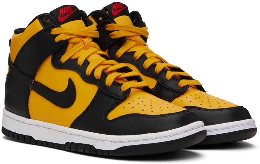 Nike Yellow & Black Dunk Retro Hi Sneakers Nike