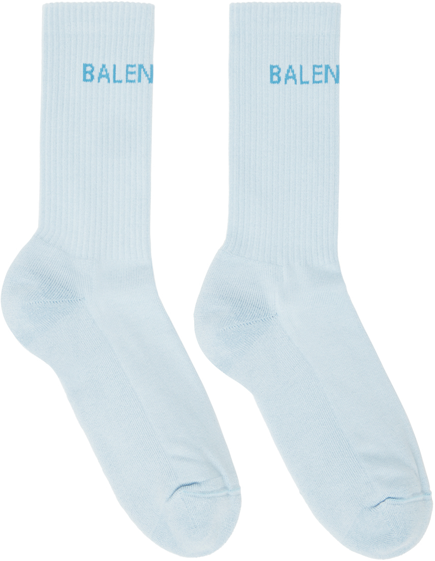 Balenciaga Blue Tennis Socks Balenciaga