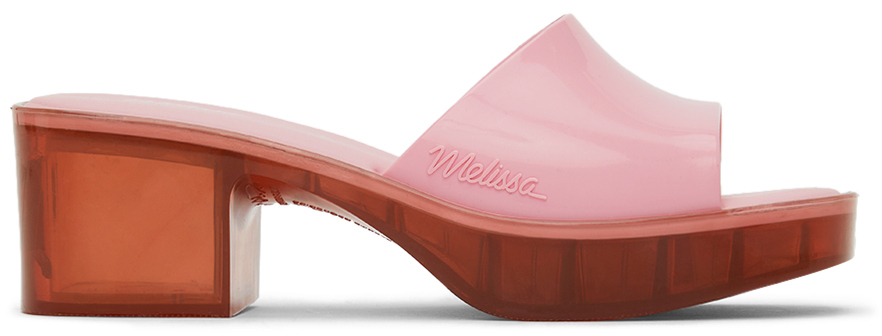 Melissa Pink Melissa Shape Sandals