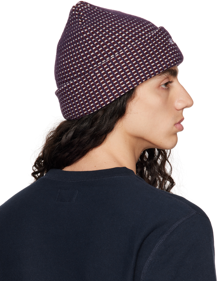 Noah Purple Tri-Color Beanie Noah NYC