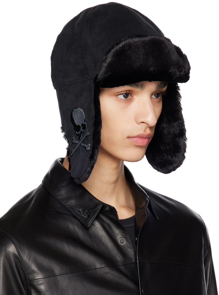 mastermind WORLD Black Pilot Cap MASTERMIND WORLD