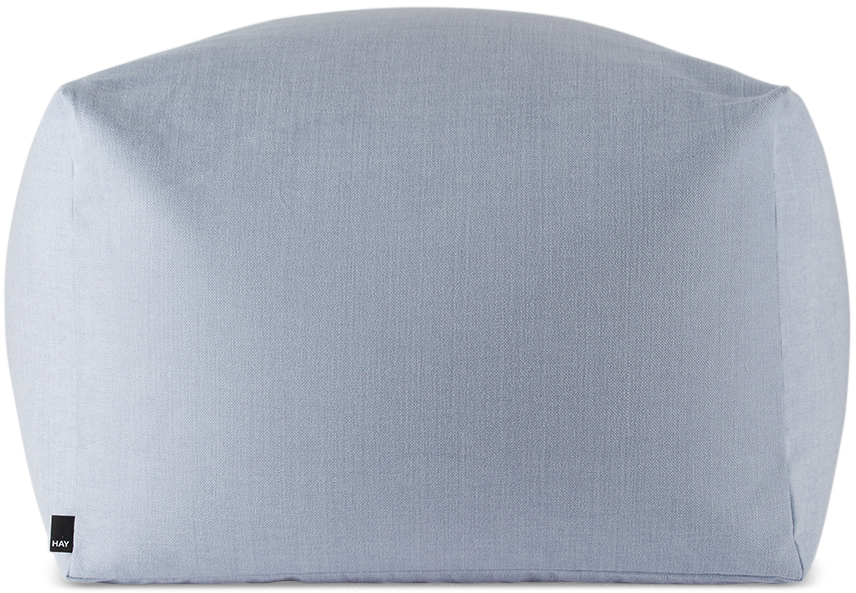 HAY Blue Pouf Foot Stool HAY
