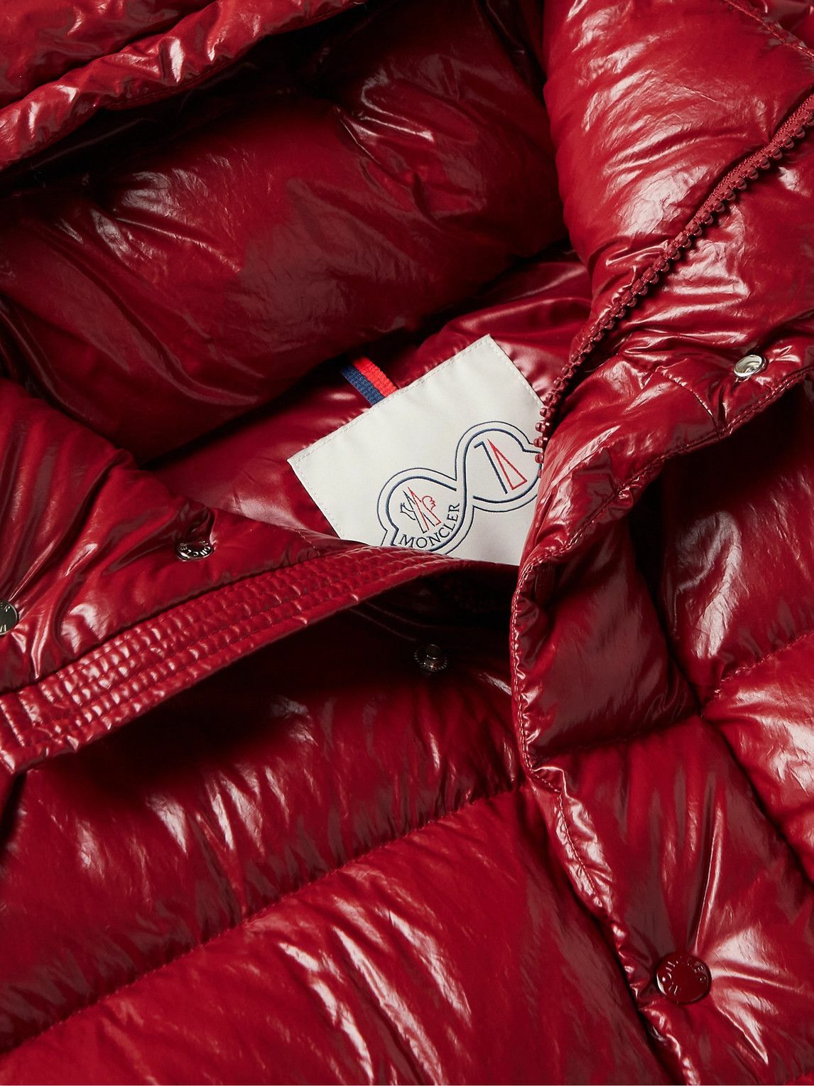 Moncler - Maya 70 Quilted Shell Hooded Down Jacket - Red Moncler