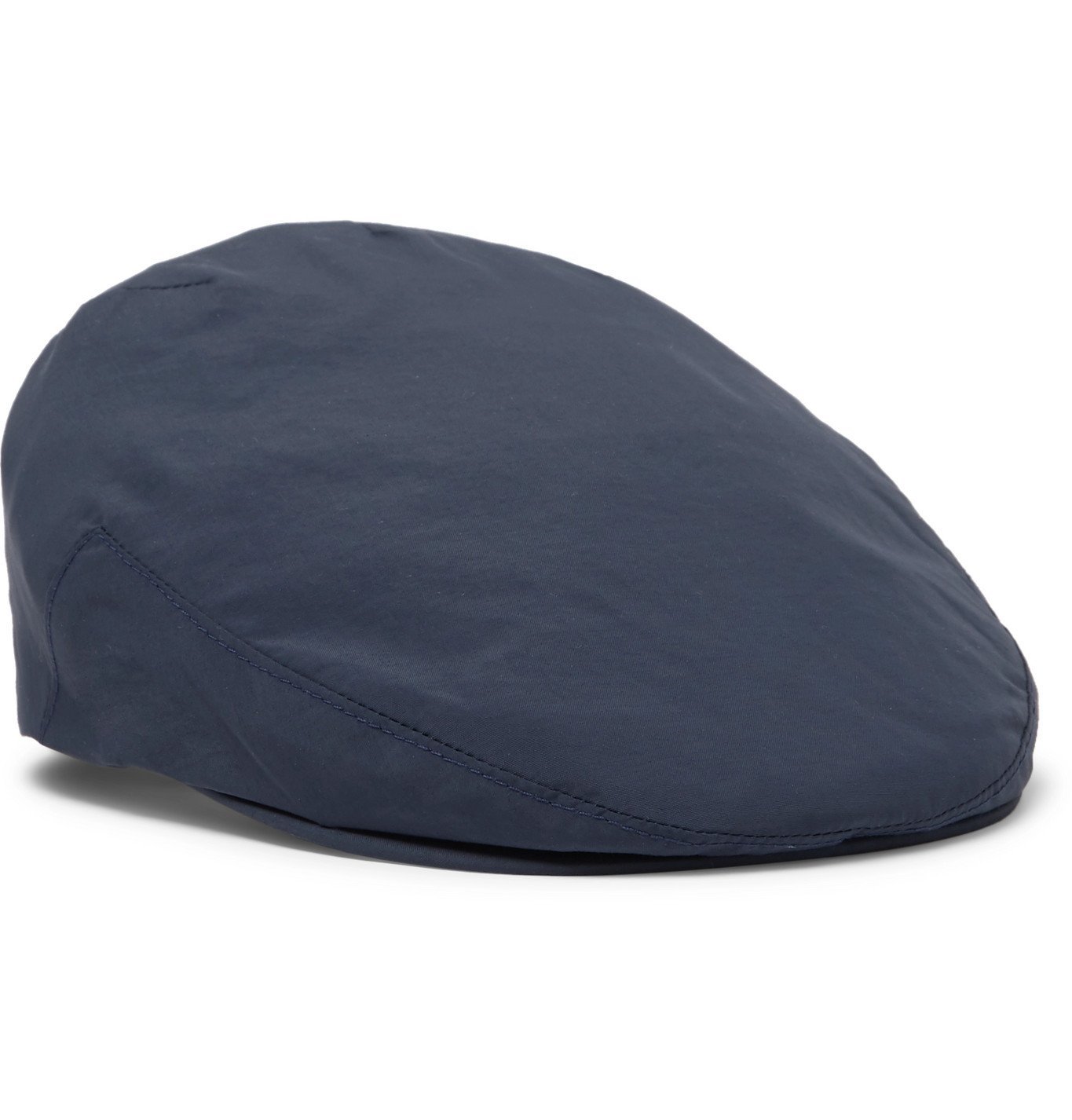 Lock & Co Hatters - Nylon Flat Cap - Blue Lock & Co Hatters