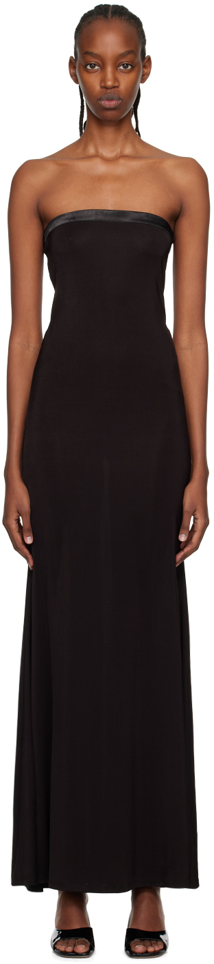 Reformation Black Athens Maxi Dress Reformation