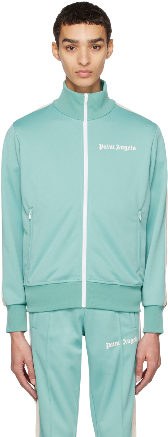 Palm Angels Blue Classic Track Jacket Palm Angels