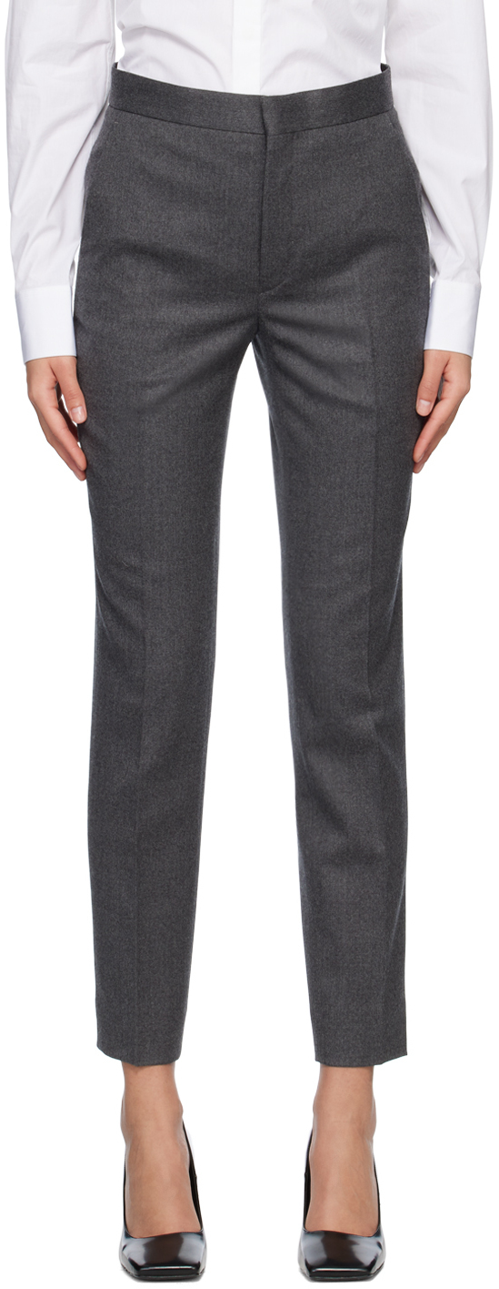 WARDROBE.NYC Gray Creased Trousers WARDROBE.NYC
