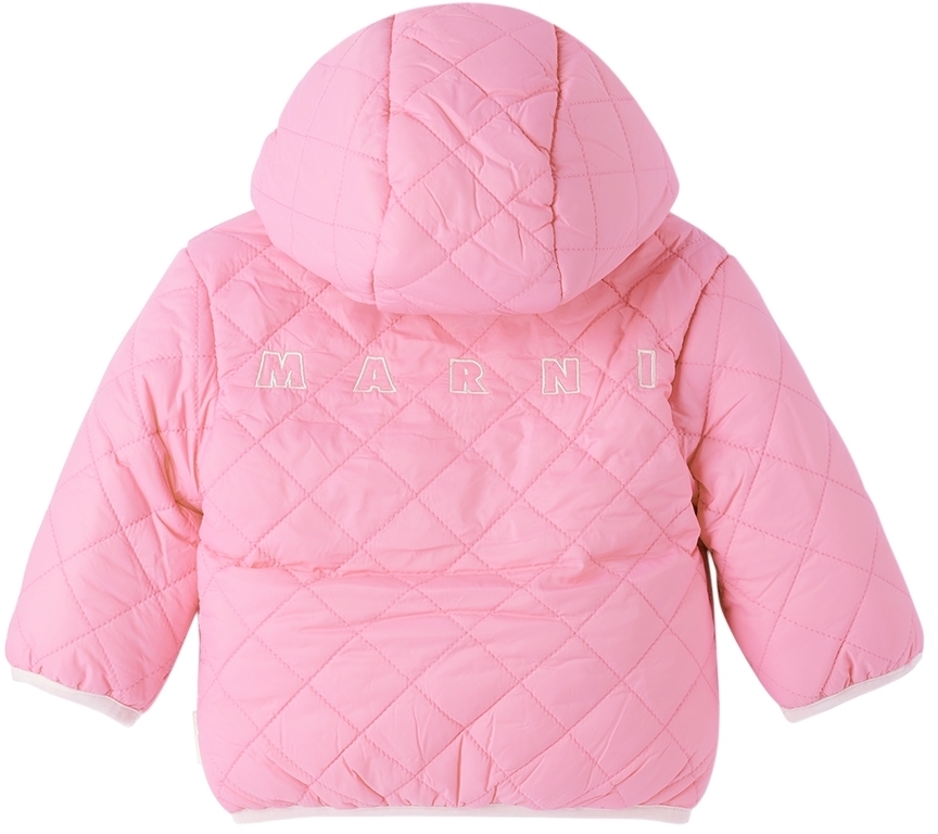 Marni Baby Pink Hooded Jacket Marni