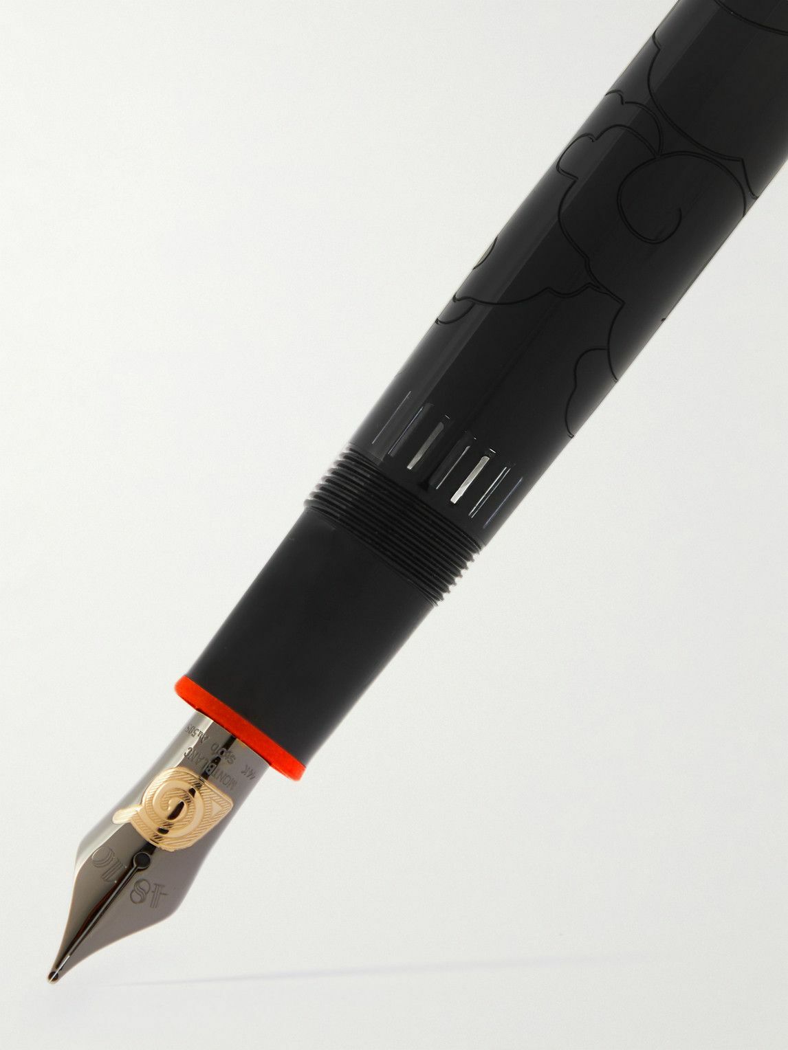 Montblanc - Naruto Meisterstück LeGrand Resin and Gold-Plated Fountain ...