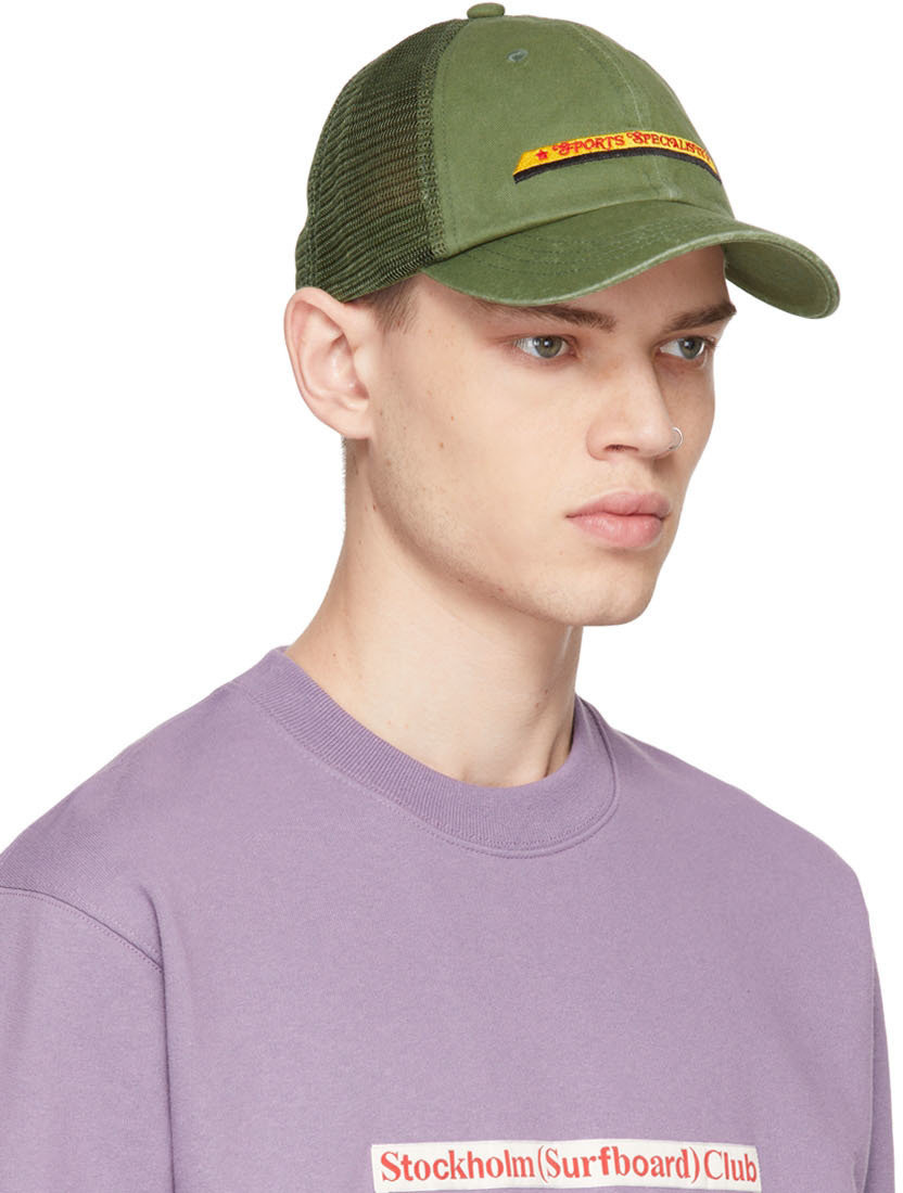 Stockholm (Surfboard) Club Green Mesh Back Cap