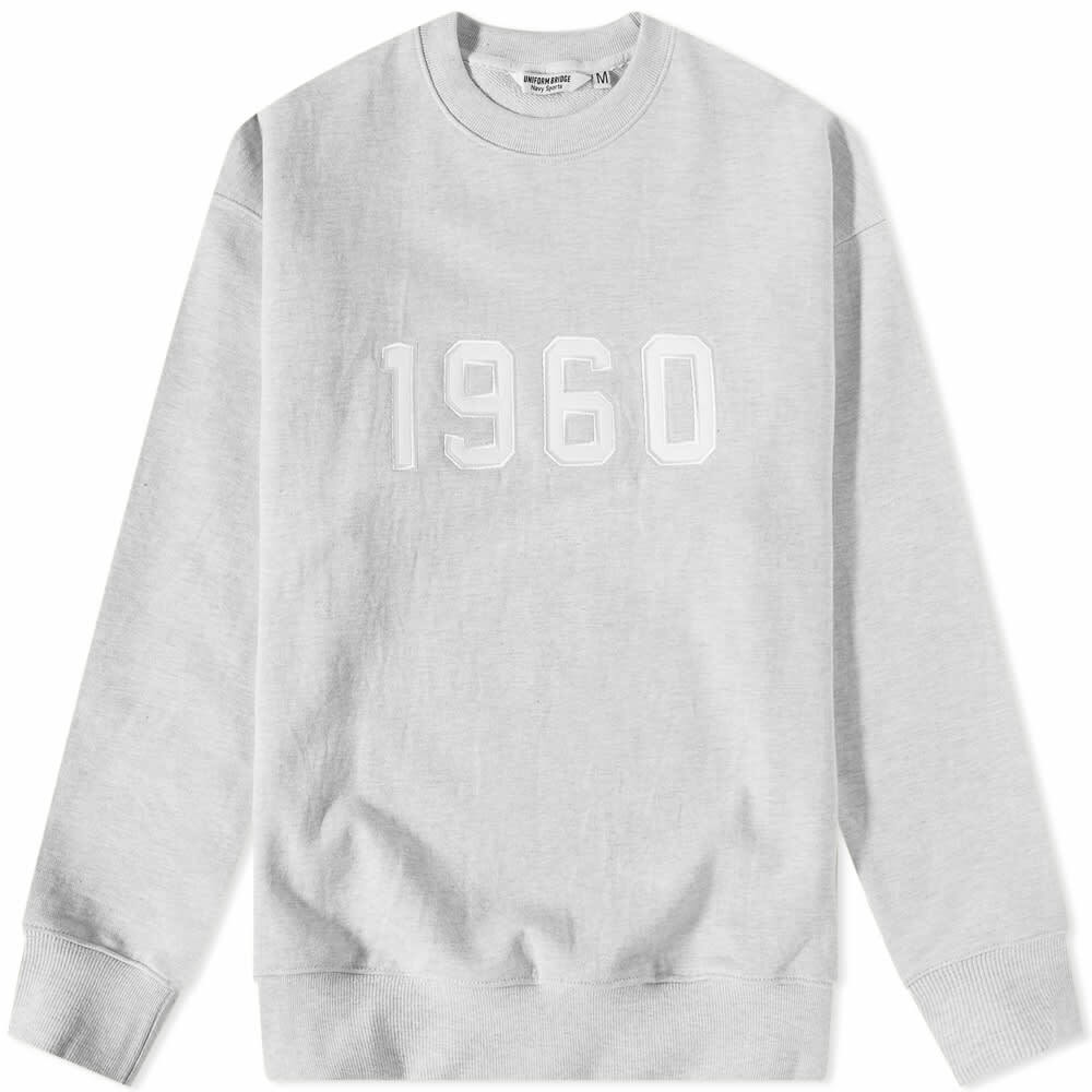 Uniform Bridge Men's 1960 Crew Sweat in Grey Uniform Bridge