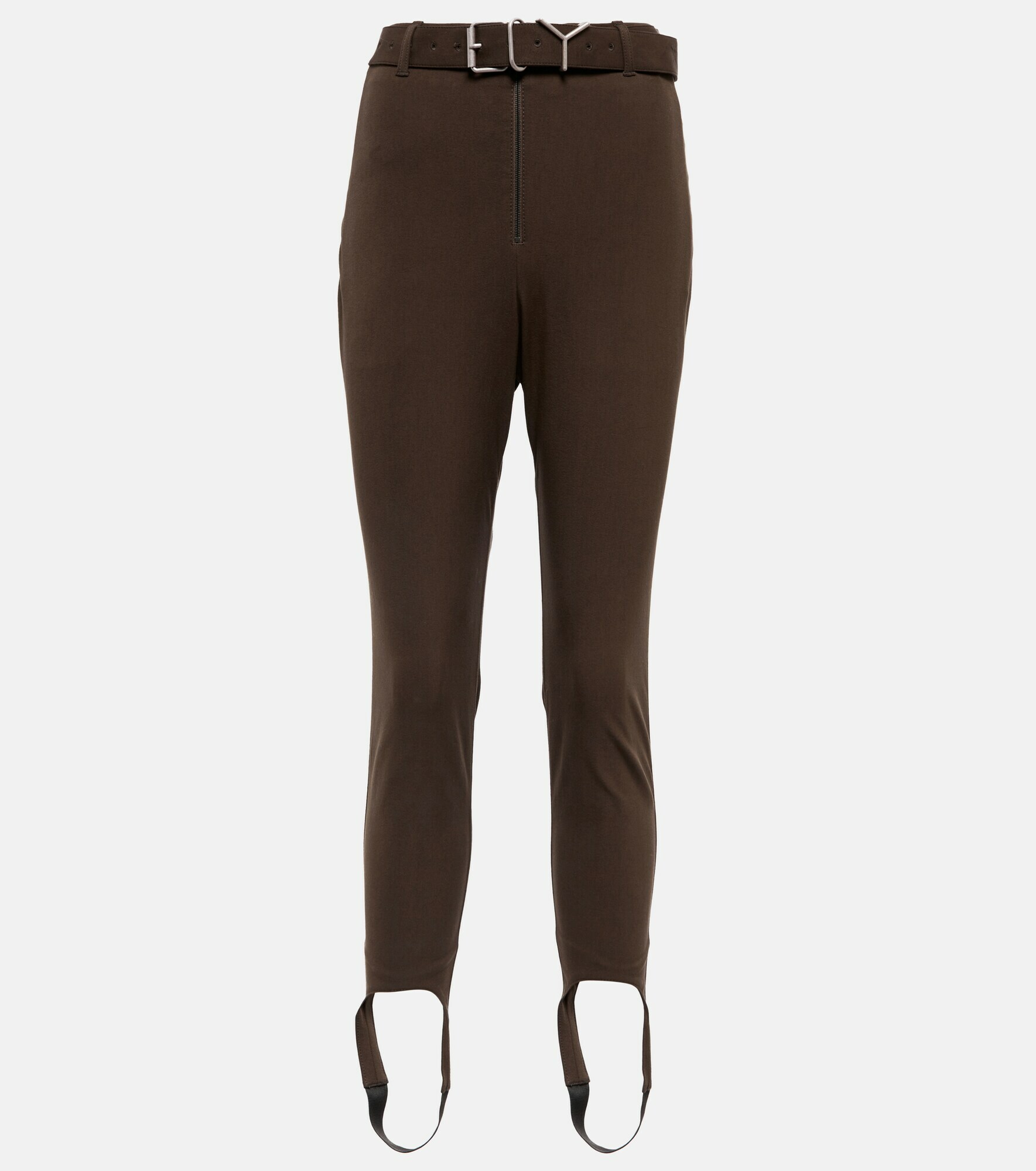 Y/Project - Belted high-rise stirrup pants Y/Project