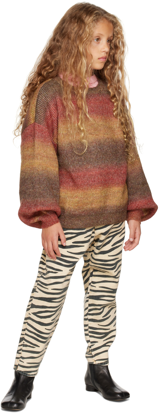 maed for mini Kids Brown Magical Macaw Sweater