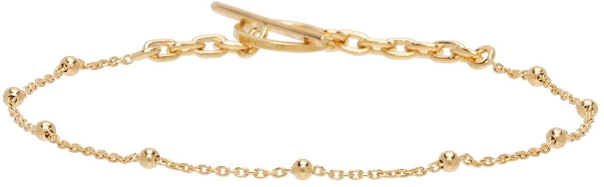 Bottega Veneta Gold Thin Chain Bracelet Bottega Veneta