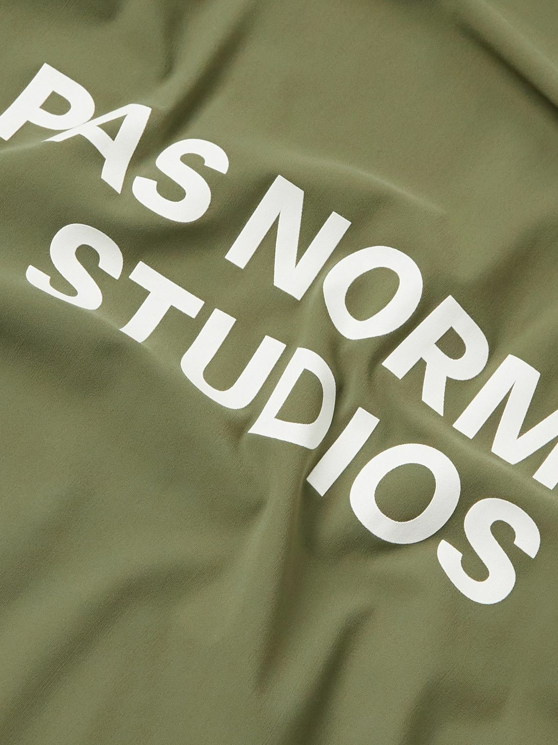 Pas Normal Studios - Essential Logo-Print Cycling Jersey - Green Pas ...