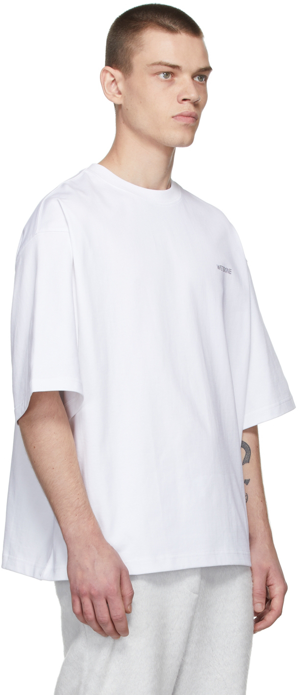 We11done White Back Logo T-Shirt We11done