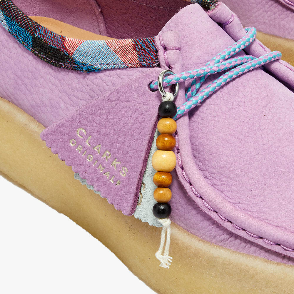Clarks Originals Women's Wallabee Cup in Light Purple Clarks Originals