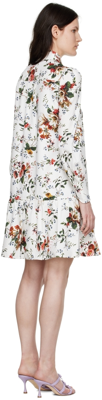 Erdem White Debo Mini Dress Erdem