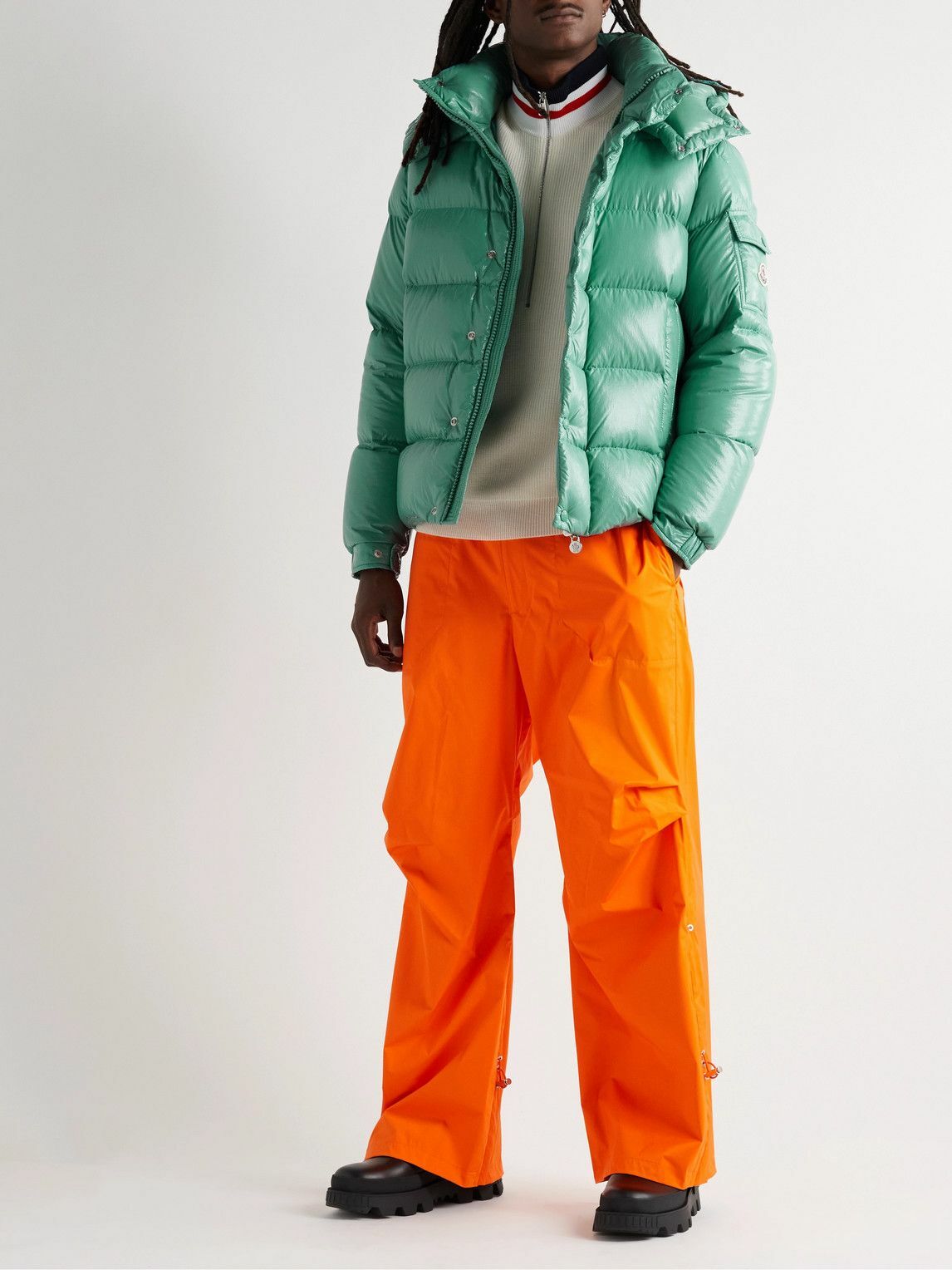 Moncler - Maya 70 Logo-Appliquéd Quilted Shell Hooded Down Jacket ...