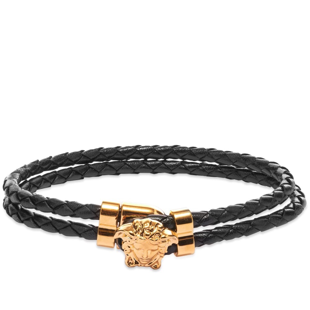 Versace Leather Medusa Bracelet Versace Underwear