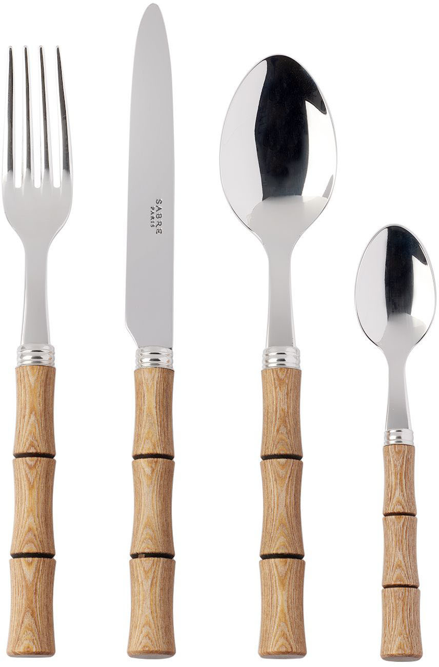 Sabre Bamboo Flatware Cutlery Set Sabre