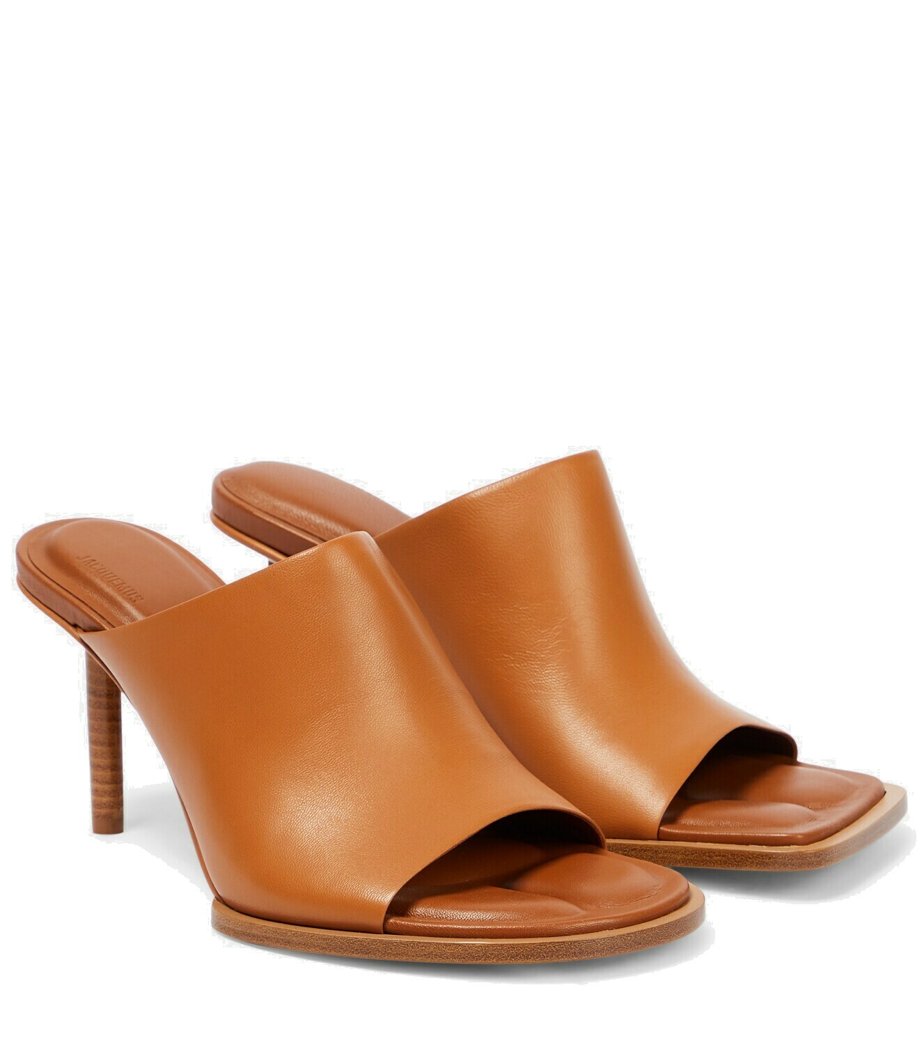 Jacquemus - Les Mules Carrés Ronds leather mules Jacquemus