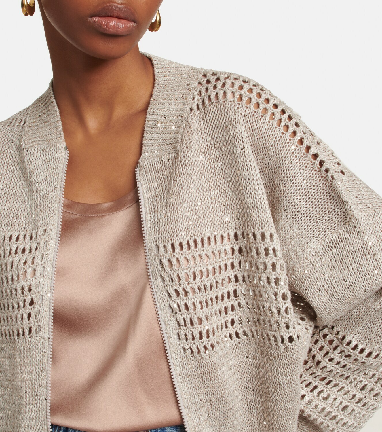 Brunello Cucinelli - Linen-blend cardigan Brunello Cucinelli