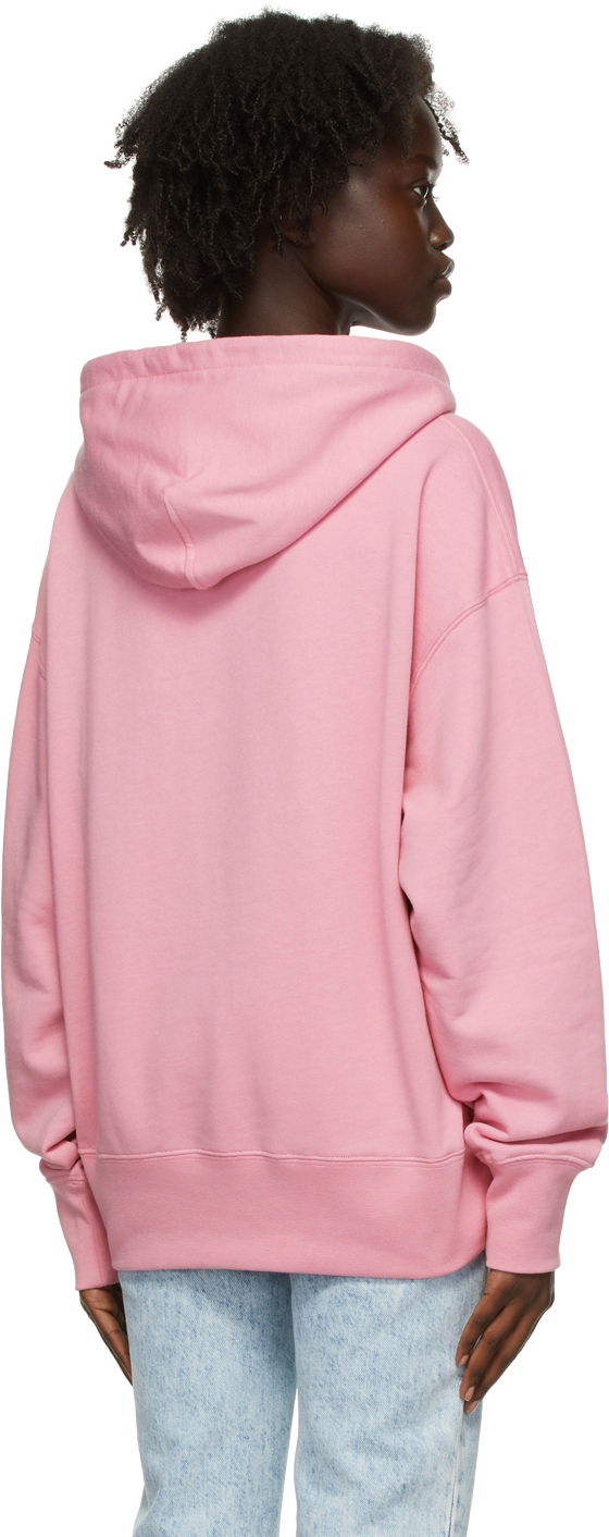 MSGM Pink New College Hoodie MSGM