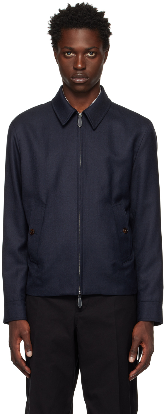 Burberry Navy Monogram Jacket Burberry