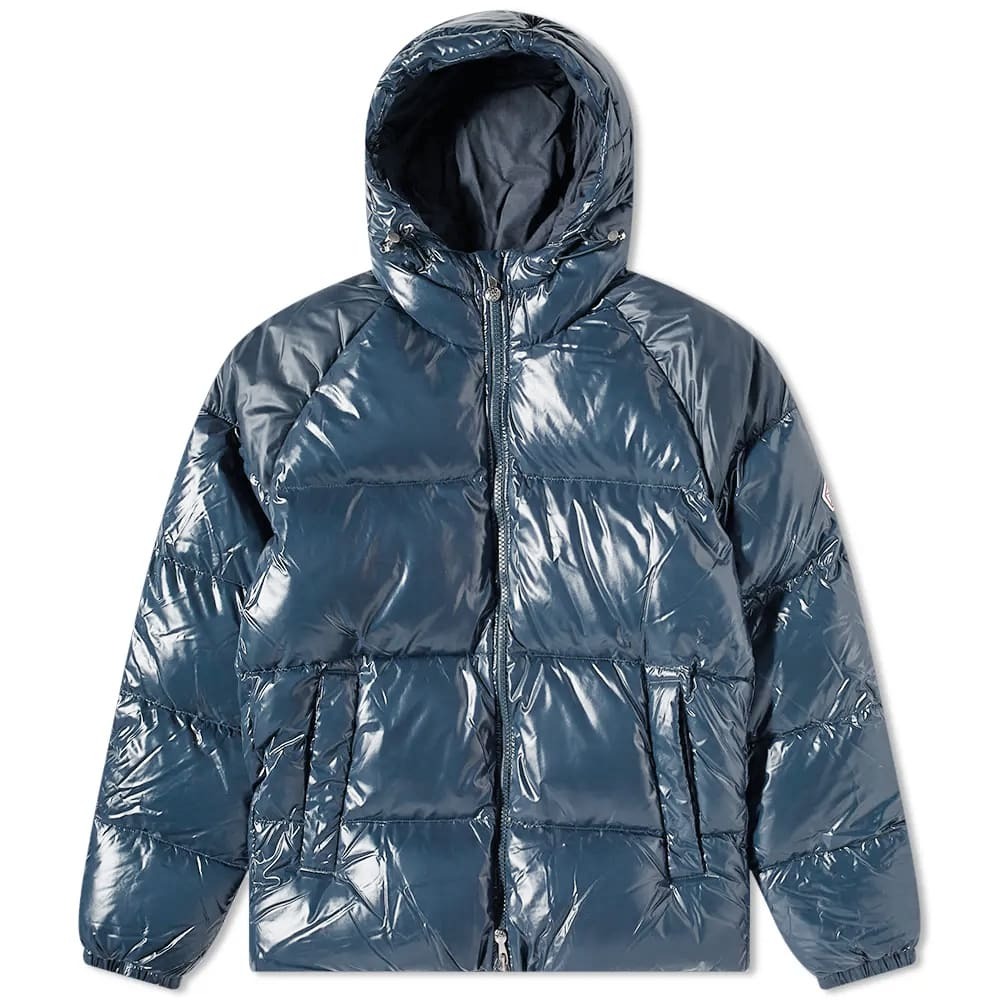 Pyrenex Men's Sten Hooded Down Jacket in Dark Slate Pyrenex