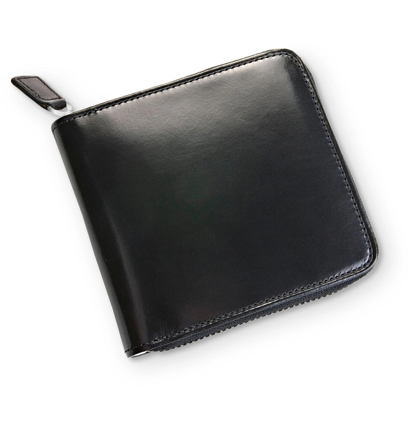 Il Bussetto - Polished-Leather Zip-Around Wallet - Black Il Bussetto