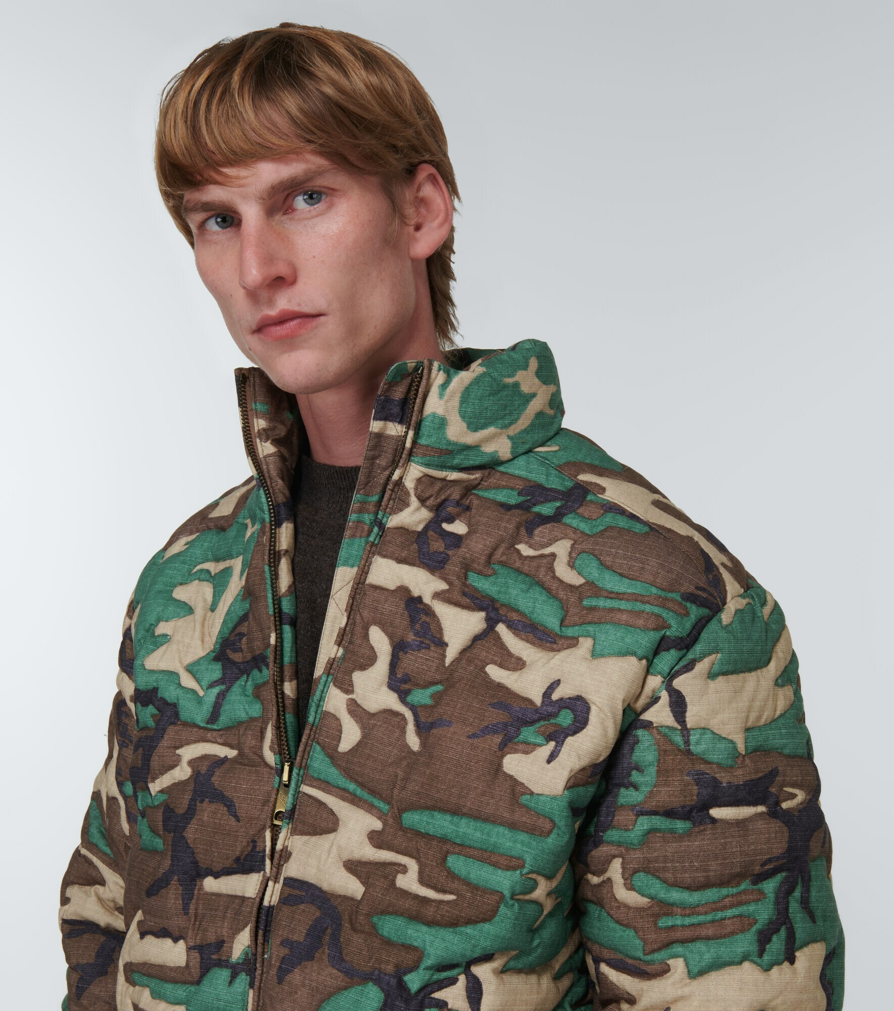 ERL - Camouflage cotton down jacket ERL