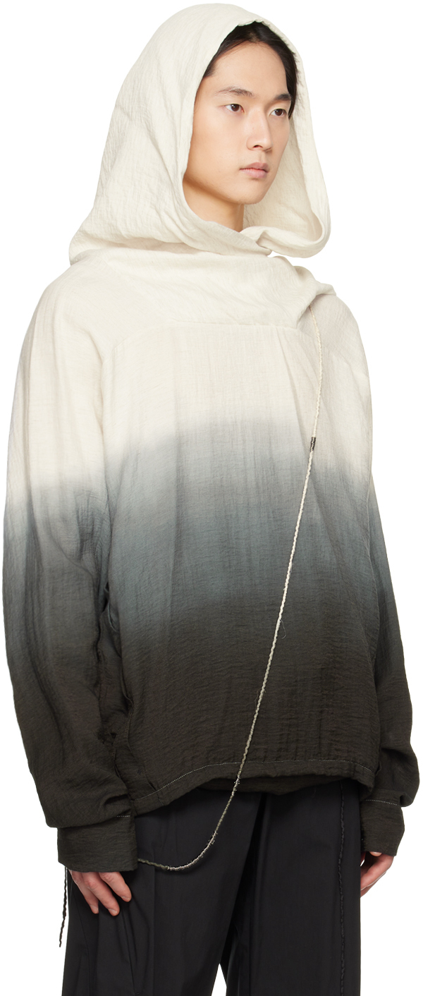 Hyein Seo Off-White Gradient Hoodie Hyein Seo