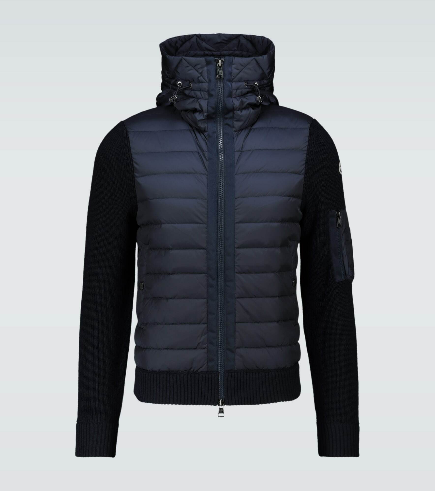 Moncler - Tricot panelled jacket Moncler