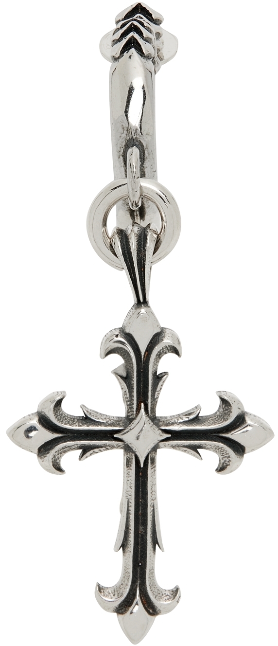 Emanuele Bicocchi Silver Cross Earring Emanuele Bicocchi