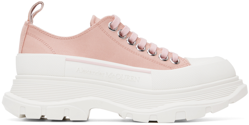 Alexander McQueen Pink Tread Slick Sneakers Alexander McQueen
