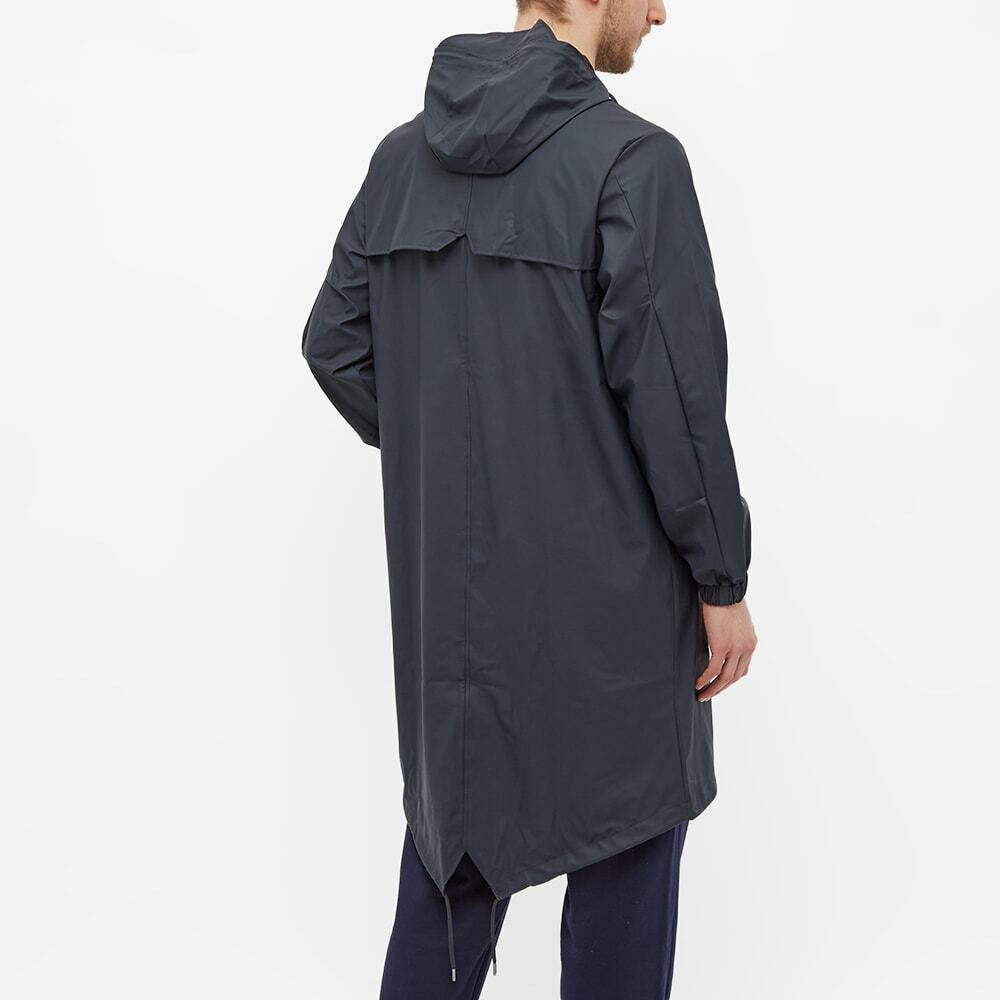 Rains Men's Fishtail Parka Jacket in Navy Rains