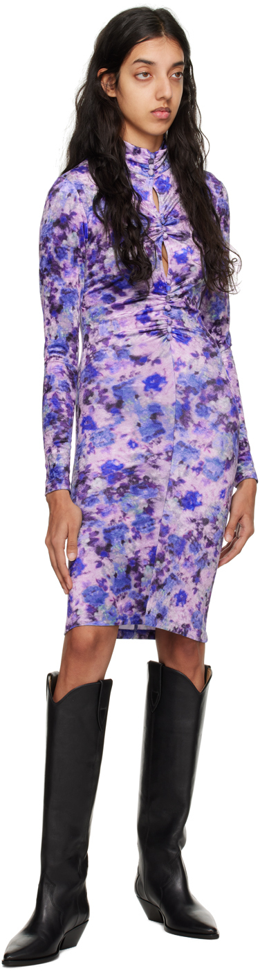 Isabel Marant Purple Gram Minidress Isabel Marant