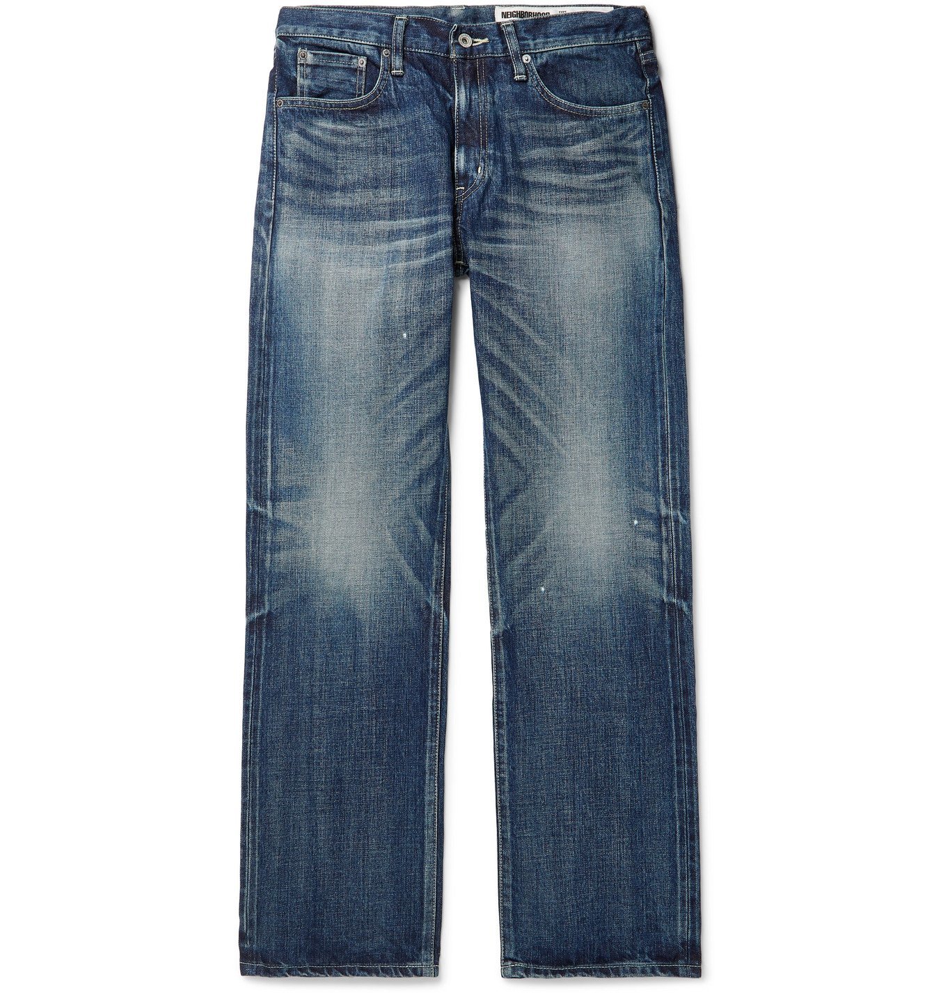 Neighborhood - Washed Selvedge Denim Jeans - Blue Neighborhood