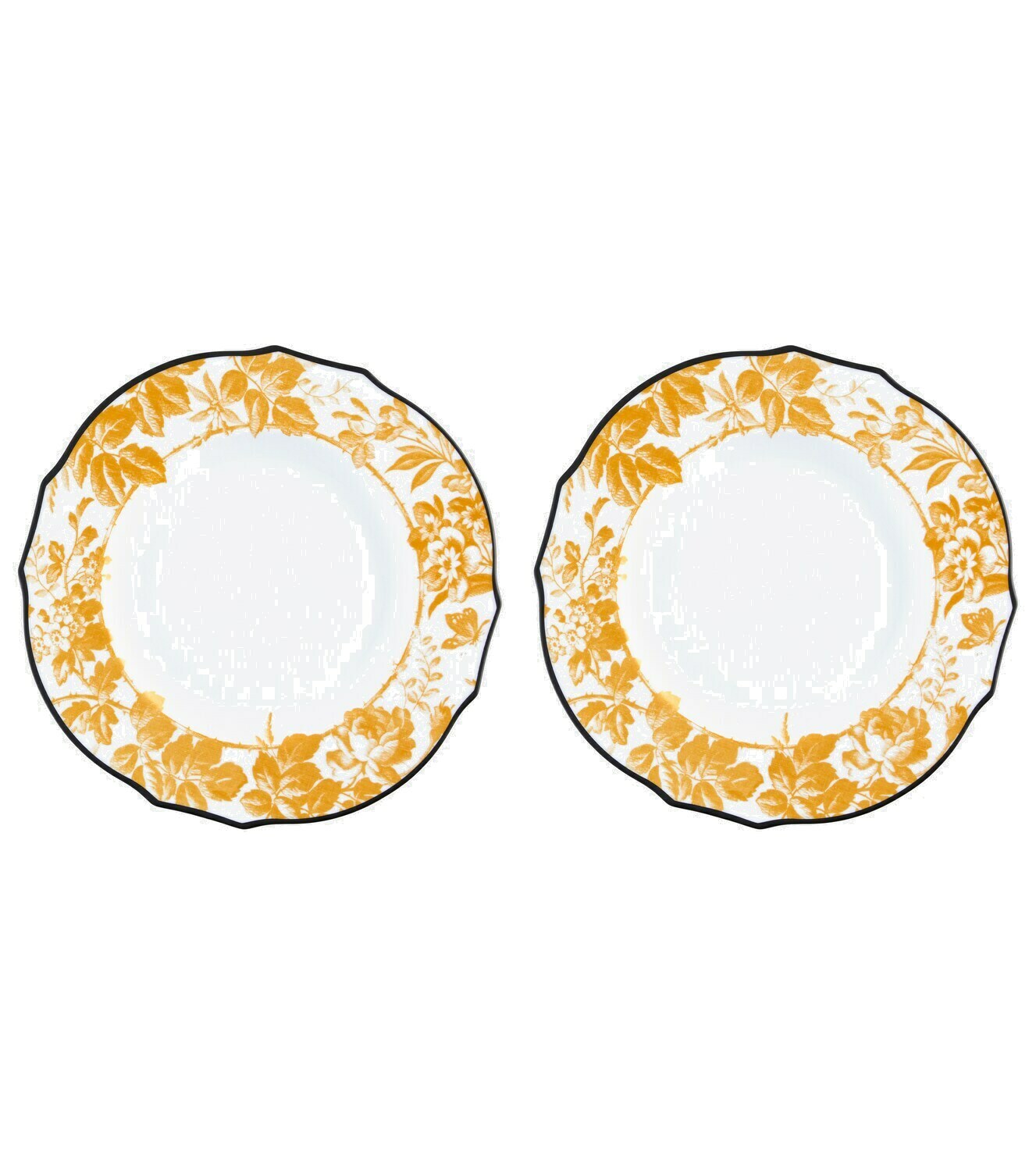 Gucci - Herbarium set of 2 dinner plates Gucci