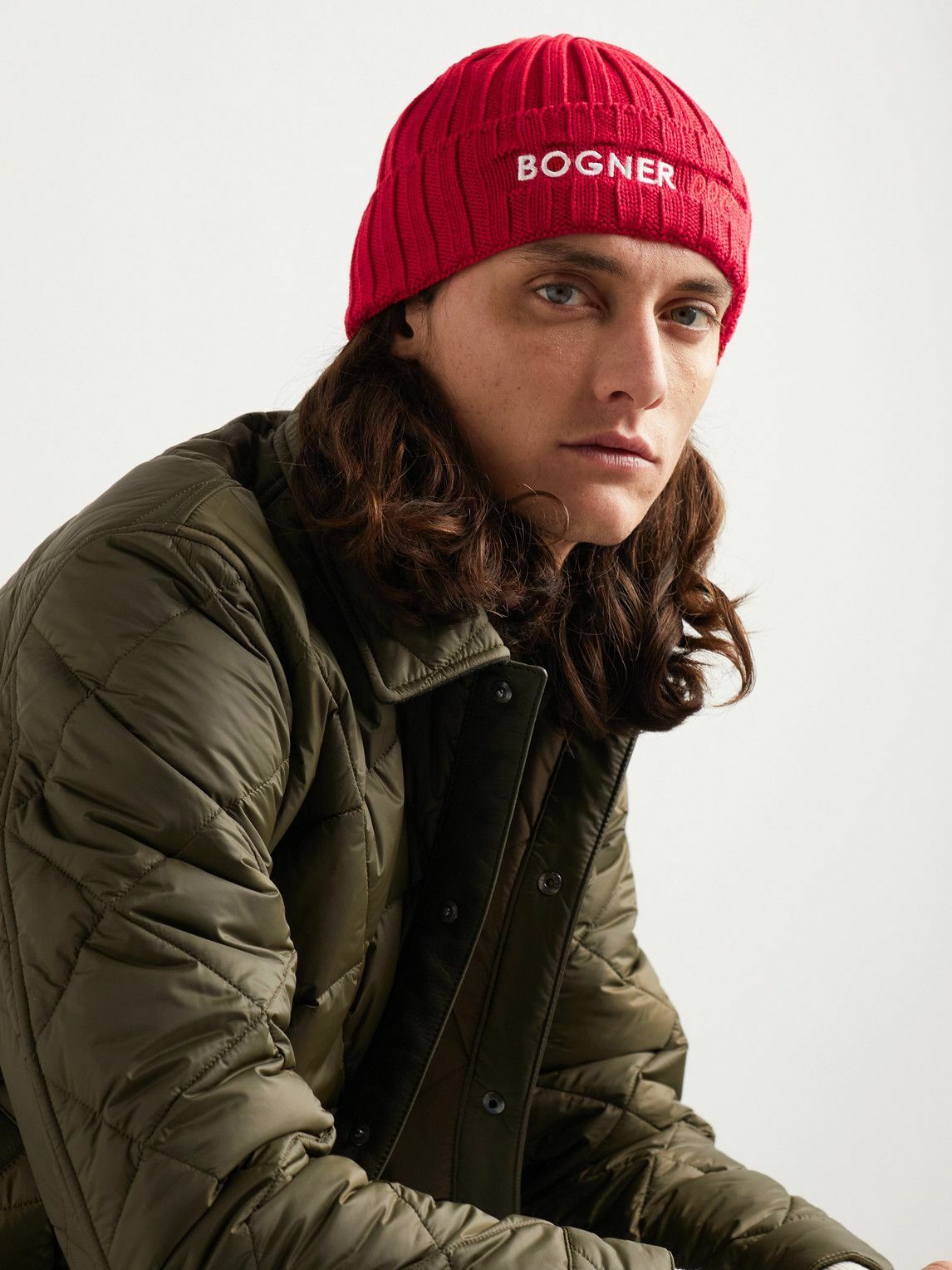 Bogner - 007 Bosco Logo-Embroidered Ribbed Virgin Wool-Blend Beanie Bogner