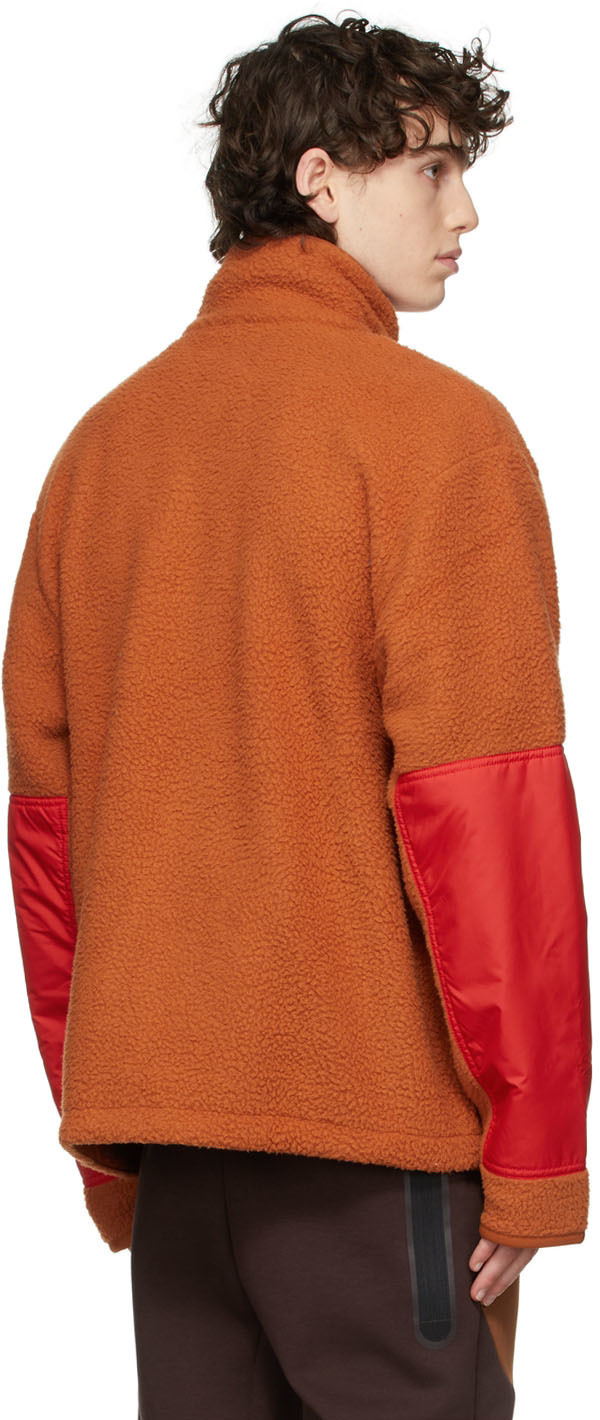 Nike Orange Sherpa Jacket Nike