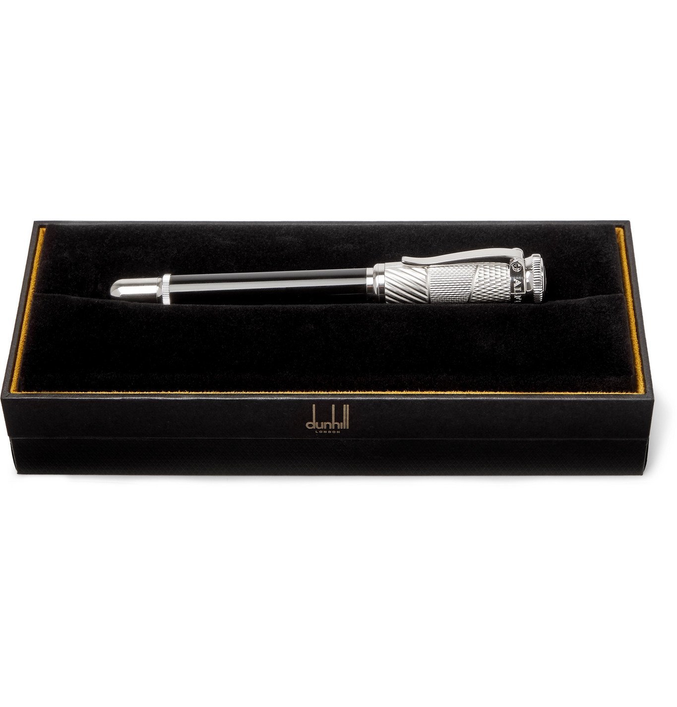 Dunhill - Sentryman Resin and Silver-Tone Rollerball Pen - Silver Dunhill