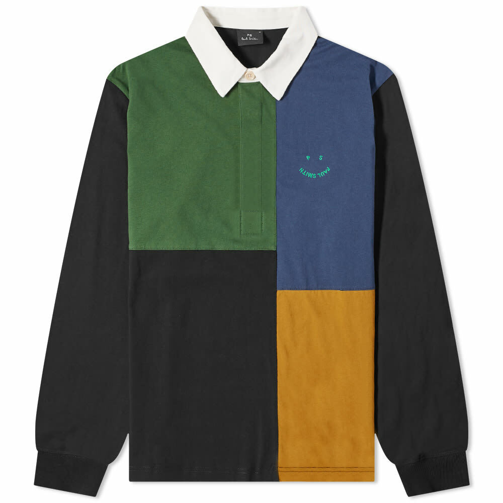 Paul Smith Happy Panel Rugby Shirt Paul Smith