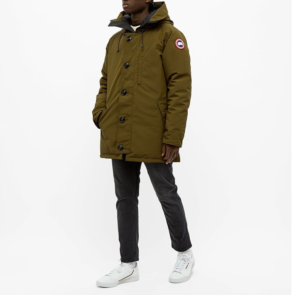 Canada Goose Men's Chateau No Fur Parka Jacket in Military Green Canada ...