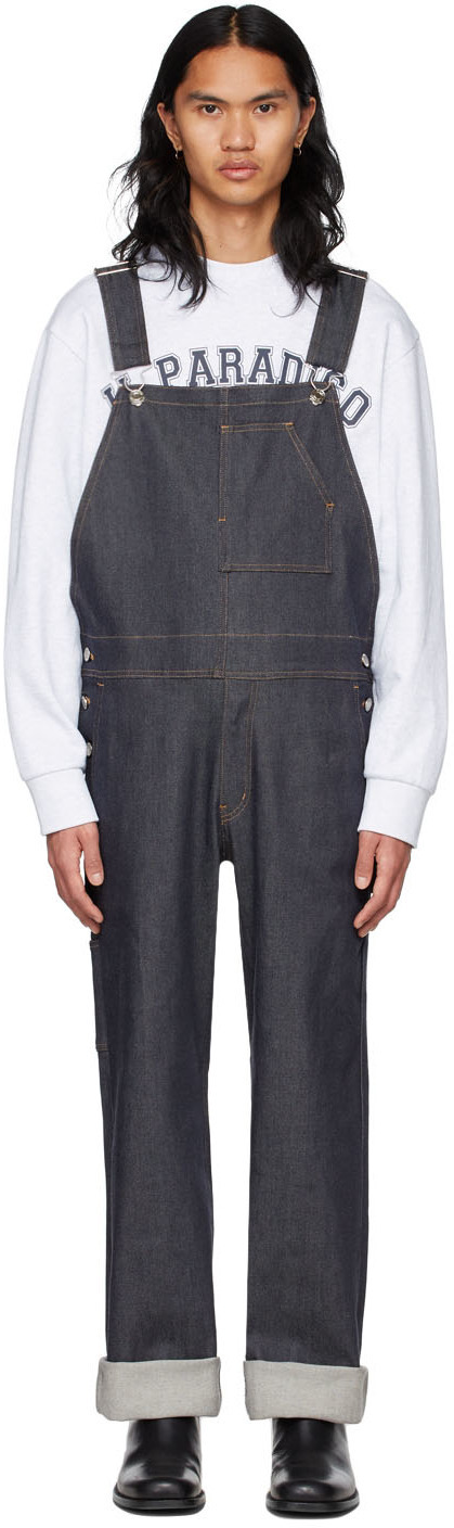 System Navy Denim Overalls System